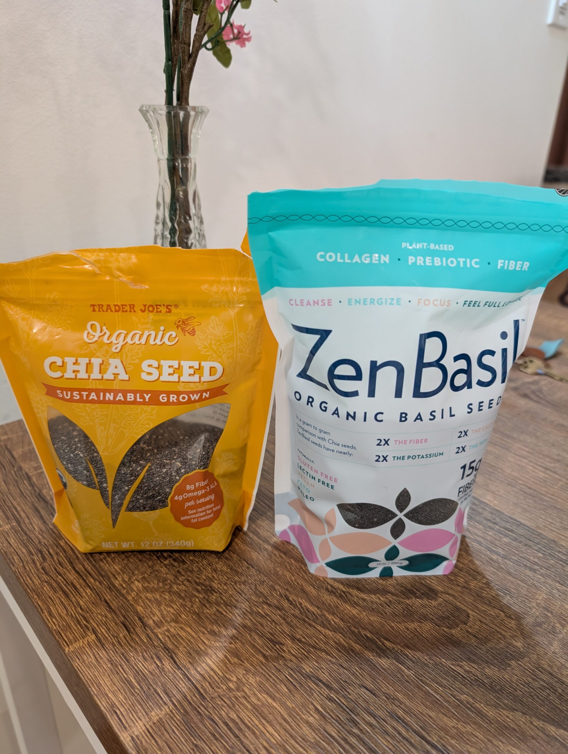 Chia Seeds, or Basil Seeds? That is the Question - Kev's GymKev's Gym